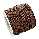 Amazon.com: PandaHall 1 Roll 1mm 100 Yards Waxed Cotton Cord Thread ...