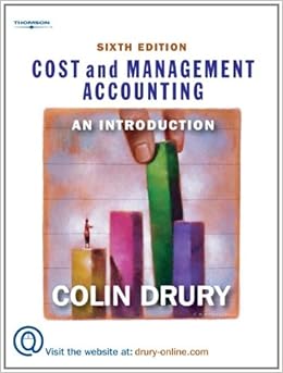 Cost And Management Accounting: Drury, Colin: 9781844803491: Books ...