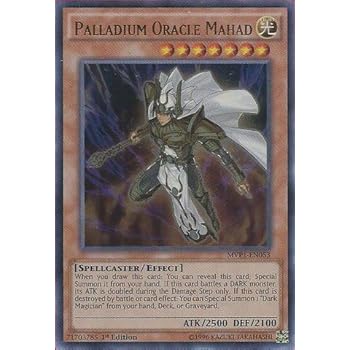 Amazon.com: Yu-Gi-Oh! - Palladium Oracle Mahad (MVP1-EN053) - The Dark ...