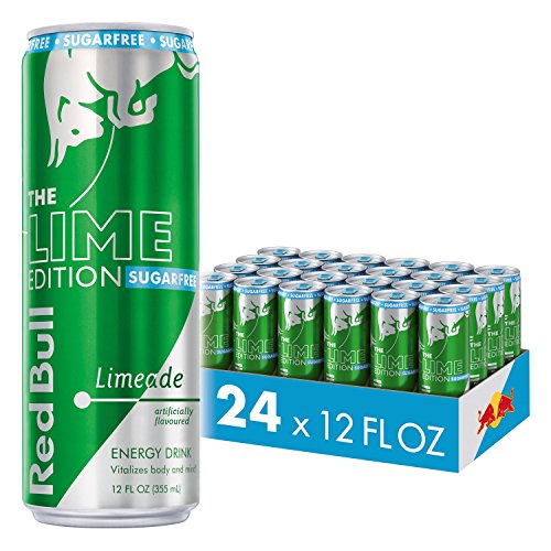Red Bull Energy Drink, Sugar Free Limeade, Sugarfree Lime Edition, 12 ...