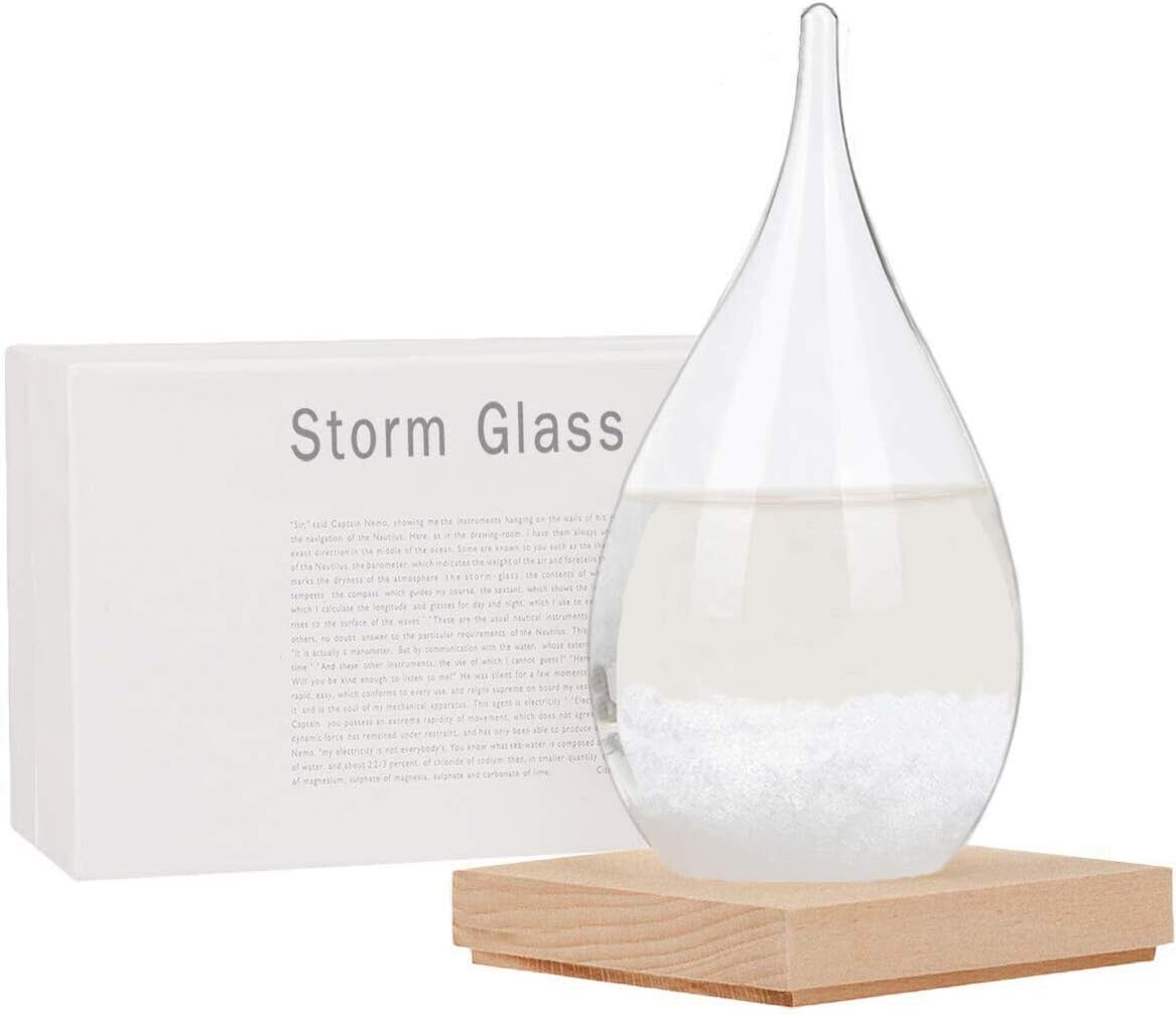 EQARD Storm Glass Weather Stations Water Drop Weather Predictor,Unique ...