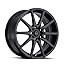 Amazon.com: Motegi Racing MR127 Satin Black Wheel (17x8"/5x114.3mm ...