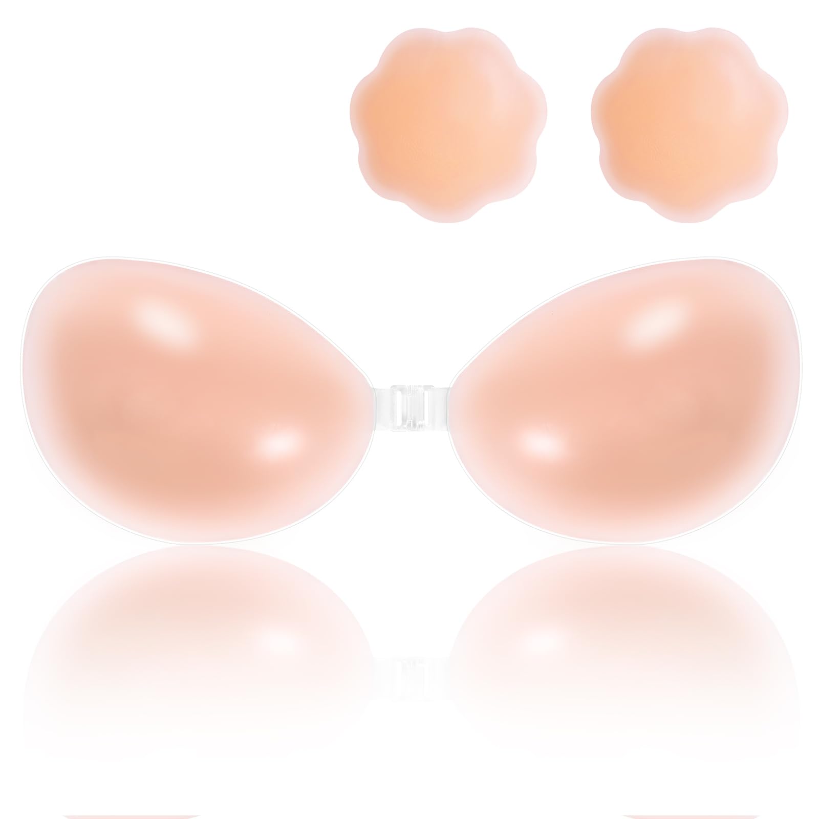 Cbthet Sticky Bra – Strapless & Backless Push Up Adhesive for Women ...