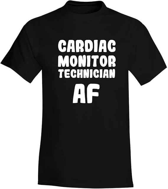 Amazon.com: Cardiac Monitor Technician AF - A Soft & Comfortable Men's ...