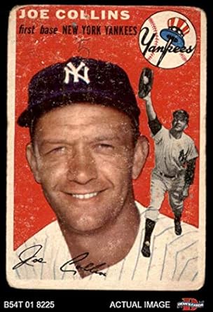 Amazon.com: 1954 Topps # 83 Joe Collins New York Yankees (Baseball Card ...