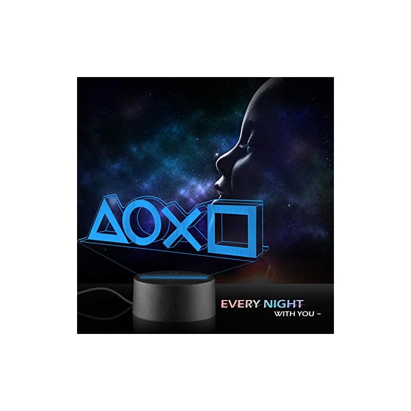 Xpassion Game Player Gift 3D Illusion Night Light 16 Multicolors USB ...