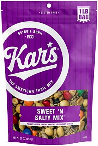 Kar’s Nuts Sweet ‘N Salty Trail Mix, 16 oz Individual Snack Packs ...