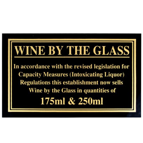 drinkstuff Pub Laws Sign Set with Weights & Measures Act Signs | UK ...