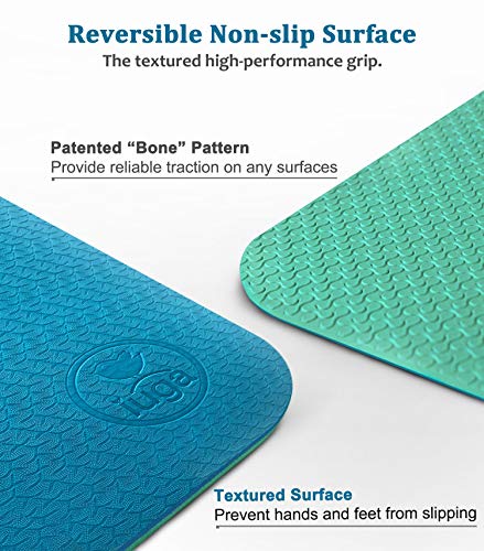 IUGA Yoga Mat Non Slip Textured Surface Eco Friendly Yoga Matt with ...