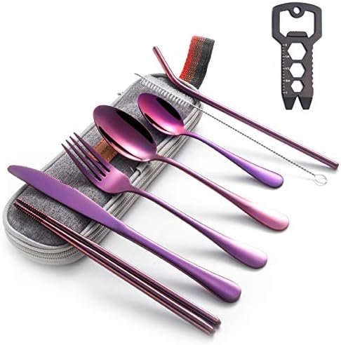 Amazon.com | Shell and Turtle Travel Utensil Set, Reusable Utensils ...