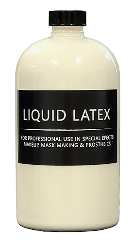 Liquid Latex 8 oz - Professional Grade for Special Effects Makeup ...