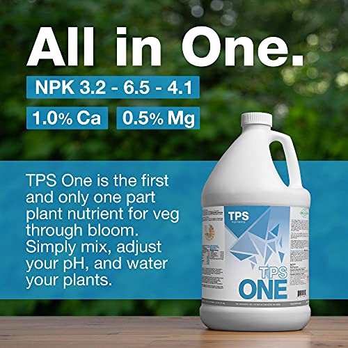 TPS-One Liquid One Part Plant Nutrient from Veg to Bloom, for Lush ...