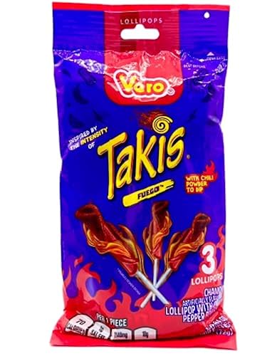 Takis Fuego, Lollipop, With Chili Powder To Dip in Oman | Whizz Suckers ...
