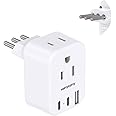 Amazon.com: Italy Travel Power Plug Adapter, Type L Plug Adapter with 2 ...