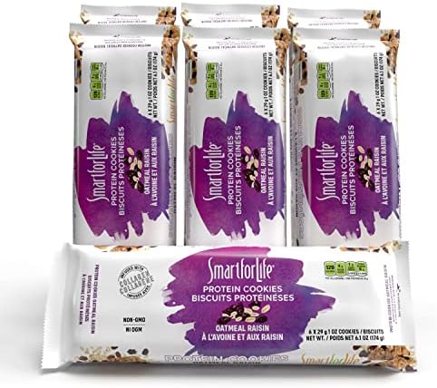 Smart for Life Oatmeal Raisin Protein Cookies - High Protein Cookie ...