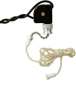 Leviton L10-10097 Pull Chain Switch, Nickel - Ceiling Fan Pull Chains ...