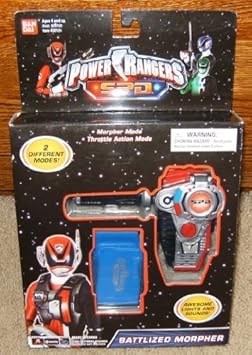 Power Rangers SPD Electronic Battlized Morpher: Amazon.co.uk: Toys & Games