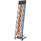 Amazon.com: VEVOR Brochure Display Rack, 4-Tier 32 Pockets Rotating ...