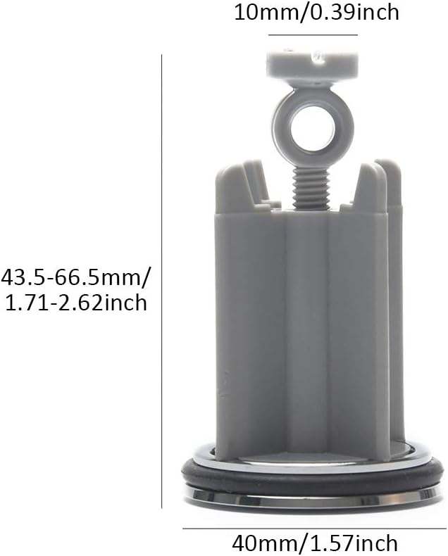 Sink Plug,Chrome Brass Basin Pop Up Plug Bathtub Chock Slotted Stopper ...