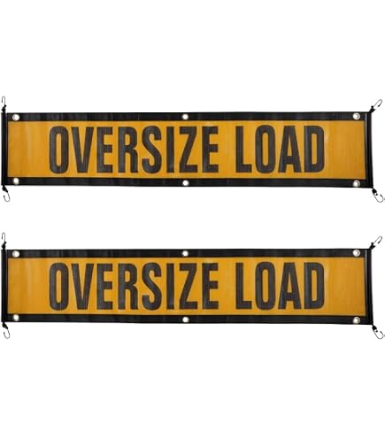 Red Flag For Truck Loads Wide Load Signs For Trucks VULCAN Wide Load ...