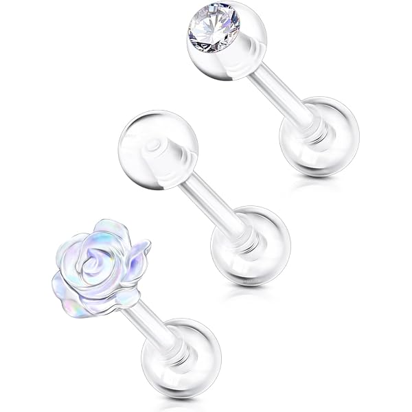Clear Earrings For School A Guide To Piercing Retainers For Surgery Ear ...
