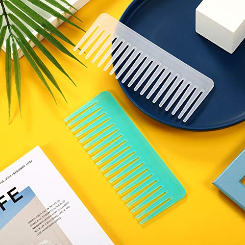 Patelai Wide Tooth Comb Large Hair Detangling Comb for Curly, Wet Dry ...