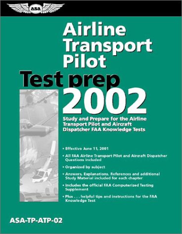Airline Transport Pilot Test Prep: ASA-TP-ATP-02 with Book (2002 ...