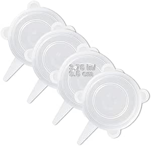 Amazon.com: LELE LIFE 4 Pack Same Size Silicone Stretch Lids, Thicker ...