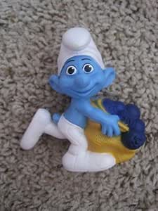 Amazon.com : Mcdonalds 2011 Smurfs Movie Brainy Smurf #6 and Greedy ...