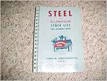 The Jorgensen Steel & Aluminum Stock List and Reference Book: EMJ Co ...