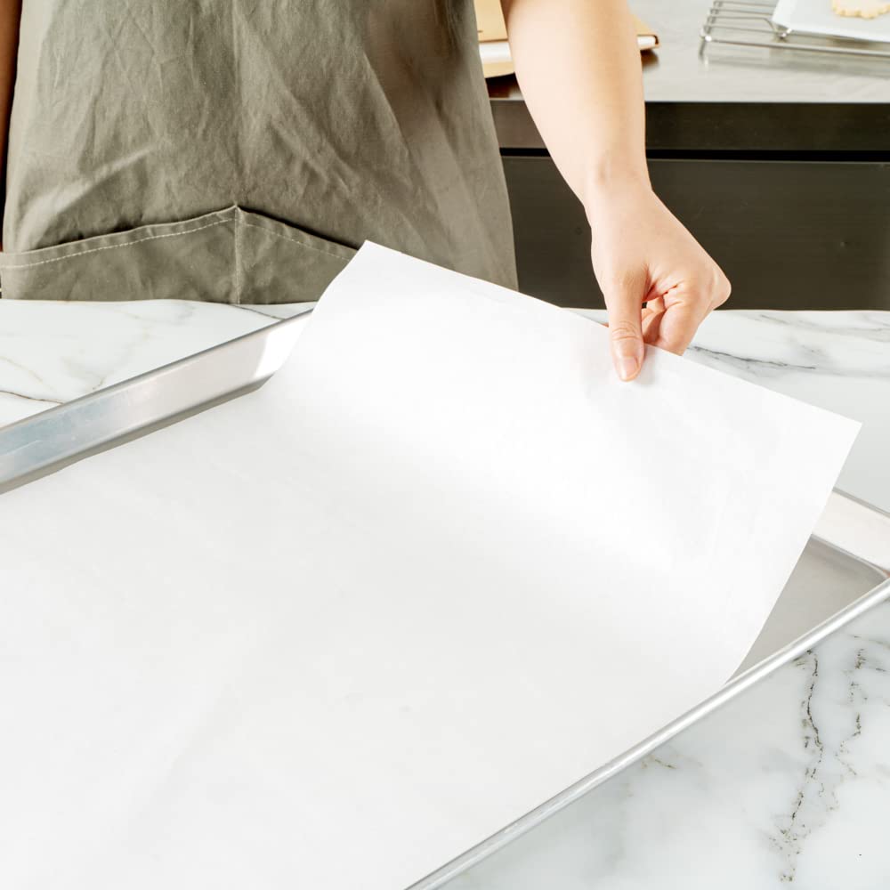 Restaurantware Pastry Tek White Paper Full Size Sheet Pan Liner ...