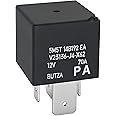 Amazon.com: Relay 5M5T14B192EA V23136-J4-X62 12V 70A, 4Pins Relay for ...