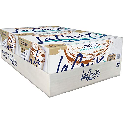 LaCroix Sparkling Water - Coconut, 2/12pk/12 fl oz Cans, 24 Pack in ...