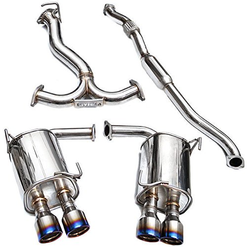 Invidia (HS15STIG3T) Q300 Rolled Titanium Quad Tip Cat-Back Exhaust ...