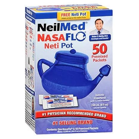 NeilMed Nasaflo Neti Pot, 1 ct by NeilMed: Amazon.co.uk: Health ...