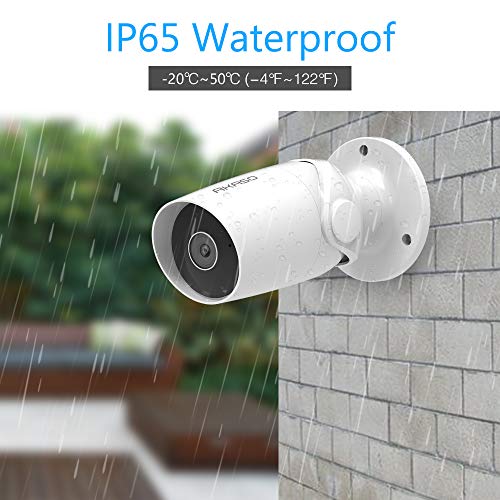 Outdoor Security Camera AKASO Wifi IP Camera,Work with Alexa,Google ...