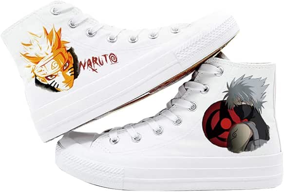 Amazon.com | Telacos Naruto Uzumaki Naruto Hatake Kakashi Cosplay Shoes ...