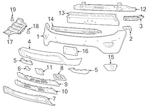 Amazon.com: Mopar Performance 68143105AC MOPAR Applique: Automotive