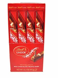 Amazon.com : Lindt Lindor Milk Chocolate Truffle Bar 1.3 oz : Grocery ...
