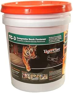 Tiger Claw TC3 Hidden Deck Fastener for Composites F-4408-3SCB 900 Pack ...