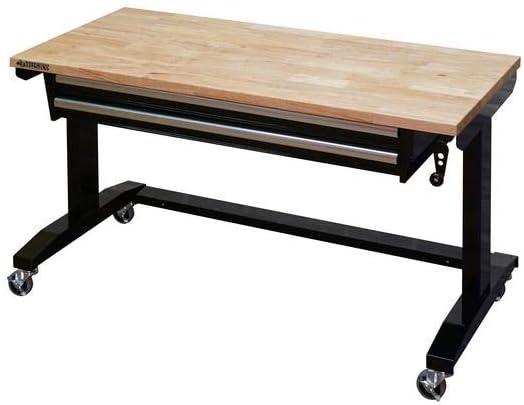 52 in. Adjustable Height Workbench Table with 2-Drawers - - Amazon.com