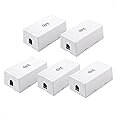 Amazon.com: Cable Matters 5-Pack Cat 6 Splice, Cat 6 Ethernet Junction ...