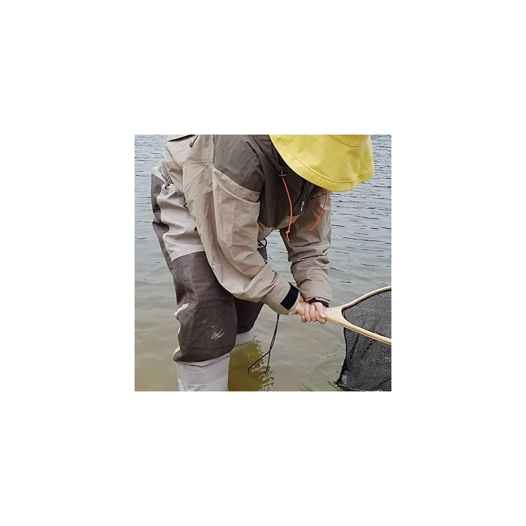 8 Fans Mens Womens Waist Waders,3-Ply Durable Breathable Waterproof ...