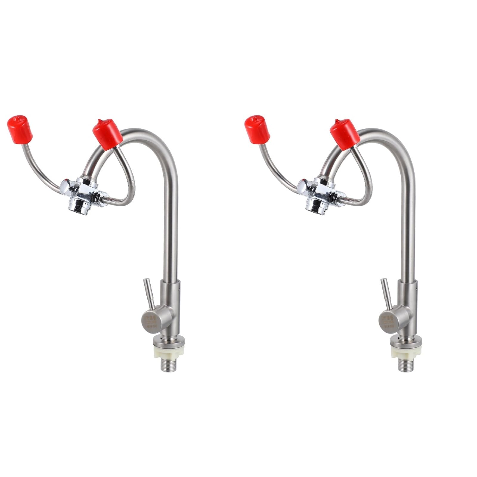 Healvian 2pcs Eye Wash Station,Emergency Eyewash Station,Eye Flush Unit ...