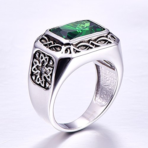 Bonlavie Herren Ring Smaragd - timshop.de