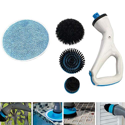 Alftek Hurricane Muscle Scrubber Cepillo de Limpieza eléctrico para ...