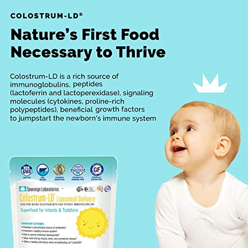 Colostrum Powder For Children Sovereign Laboratories GastroDefense ...