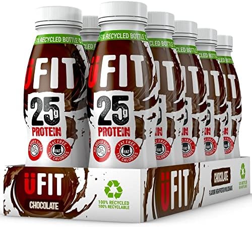 UFIT High 25g Protein Shake, No Added Sugar, Fat Free, Chocolate ...