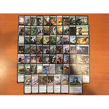 Amazon.com: Green White Ramp/Draw/Huge Creature EDH Deck - Custom Built ...