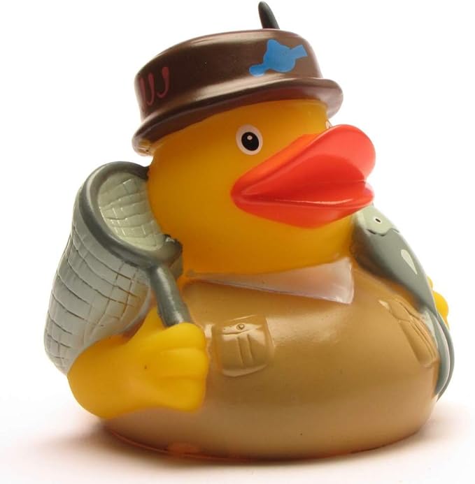 Duckshop I Fishing Rubber Duck I Bath Duck: Amazon.co.uk: Toys & Games